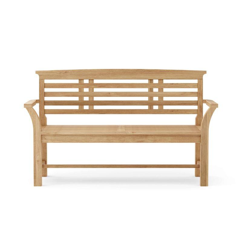 Anderson Teak Exterior Wood Bench - Sakura — Modern Outdoor Lifestyle