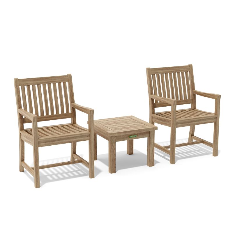 Anderson Teak Bahama Rialto 3-Pieces Set — Modern Outdoor Lifestyle